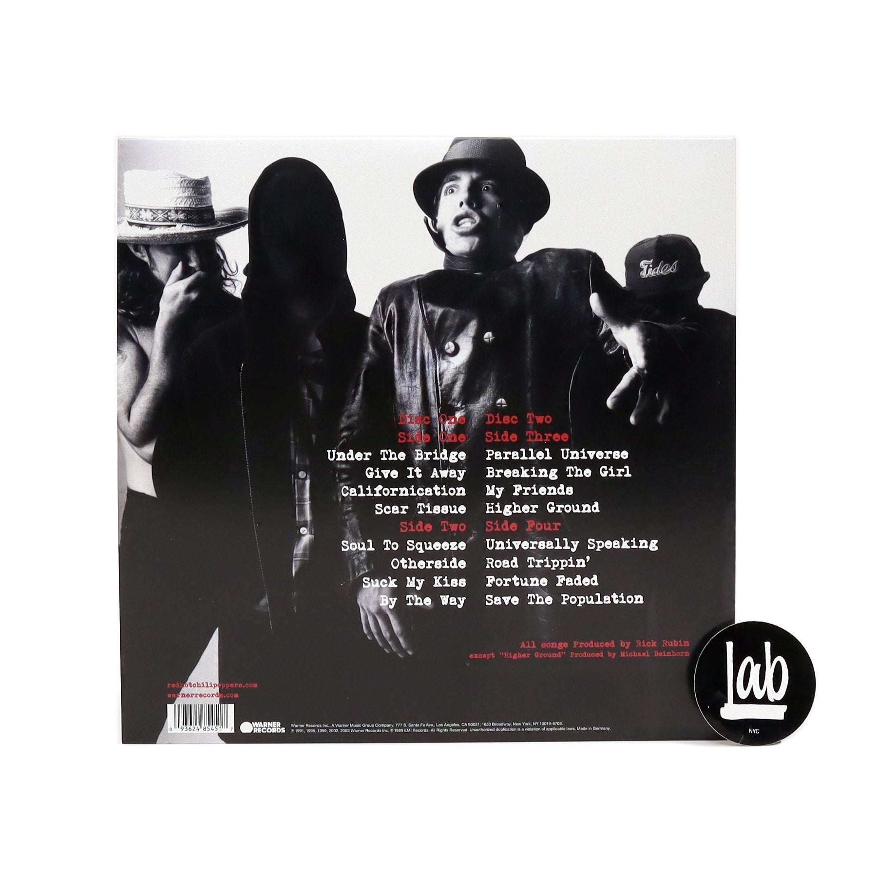 Red Hot Chili Peppers: Greatest Hits Vinyl 2LP — TurntableLab.com