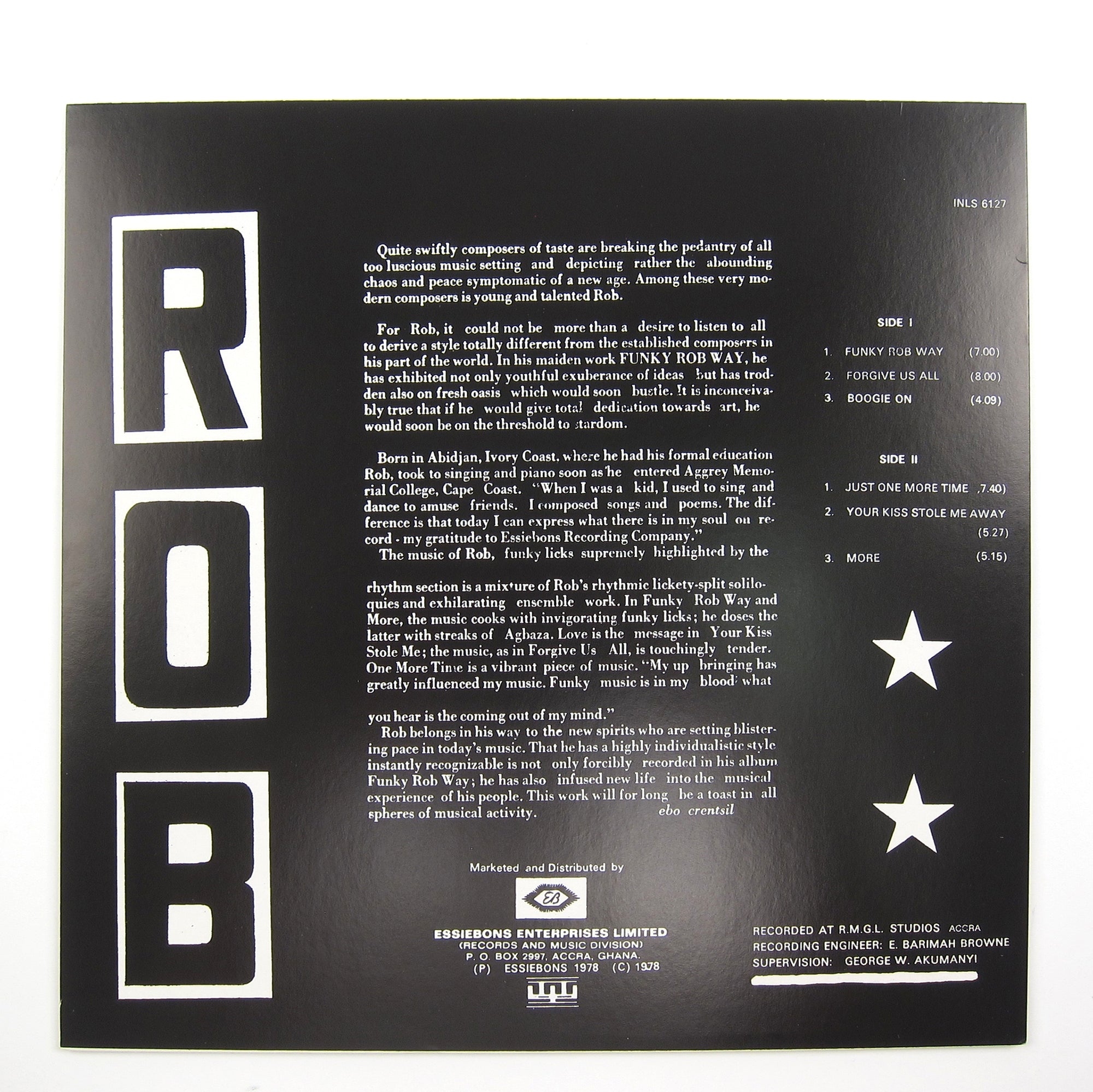 Rob: Rob Vinyl LP — TurntableLab.com