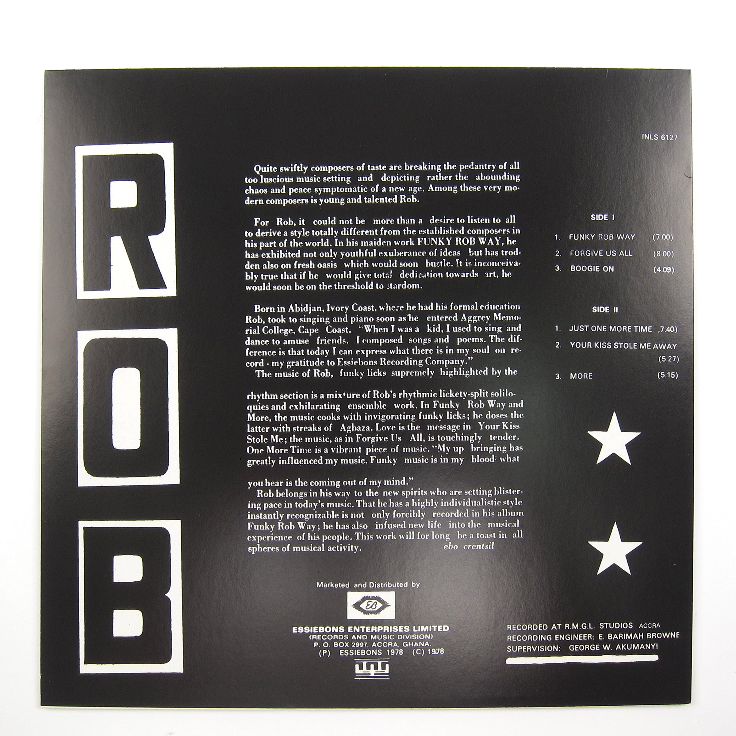 Rob: Rob Vinyl LP — TurntableLab.com