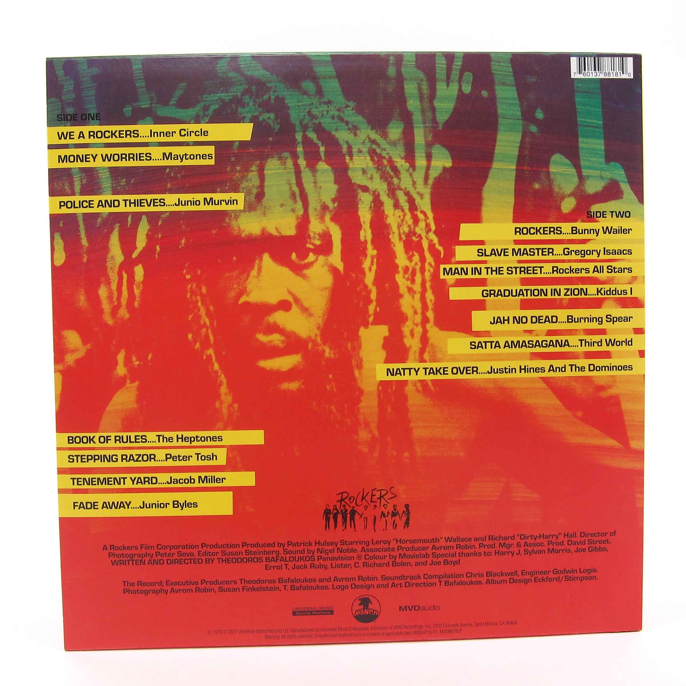 Rockers: Rockers Soundtrack (Red Yellow and Green Vinyl) Vinyl LP ...