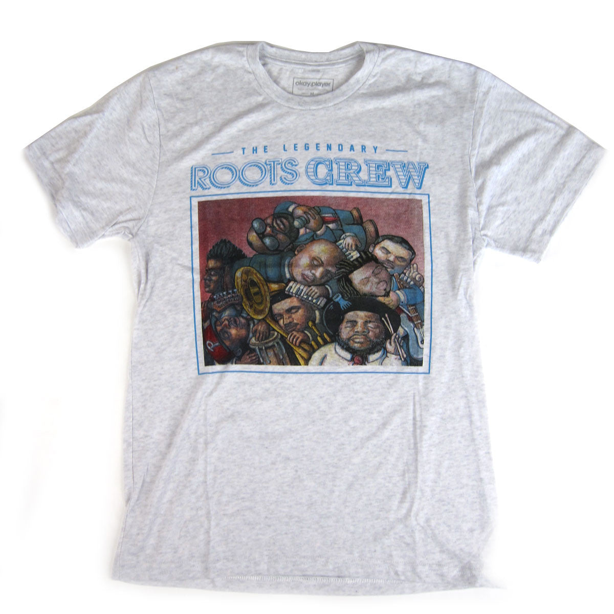 The Roots: Legendary Roots Crew Shirt - Heather Grey — TurntableLab.com