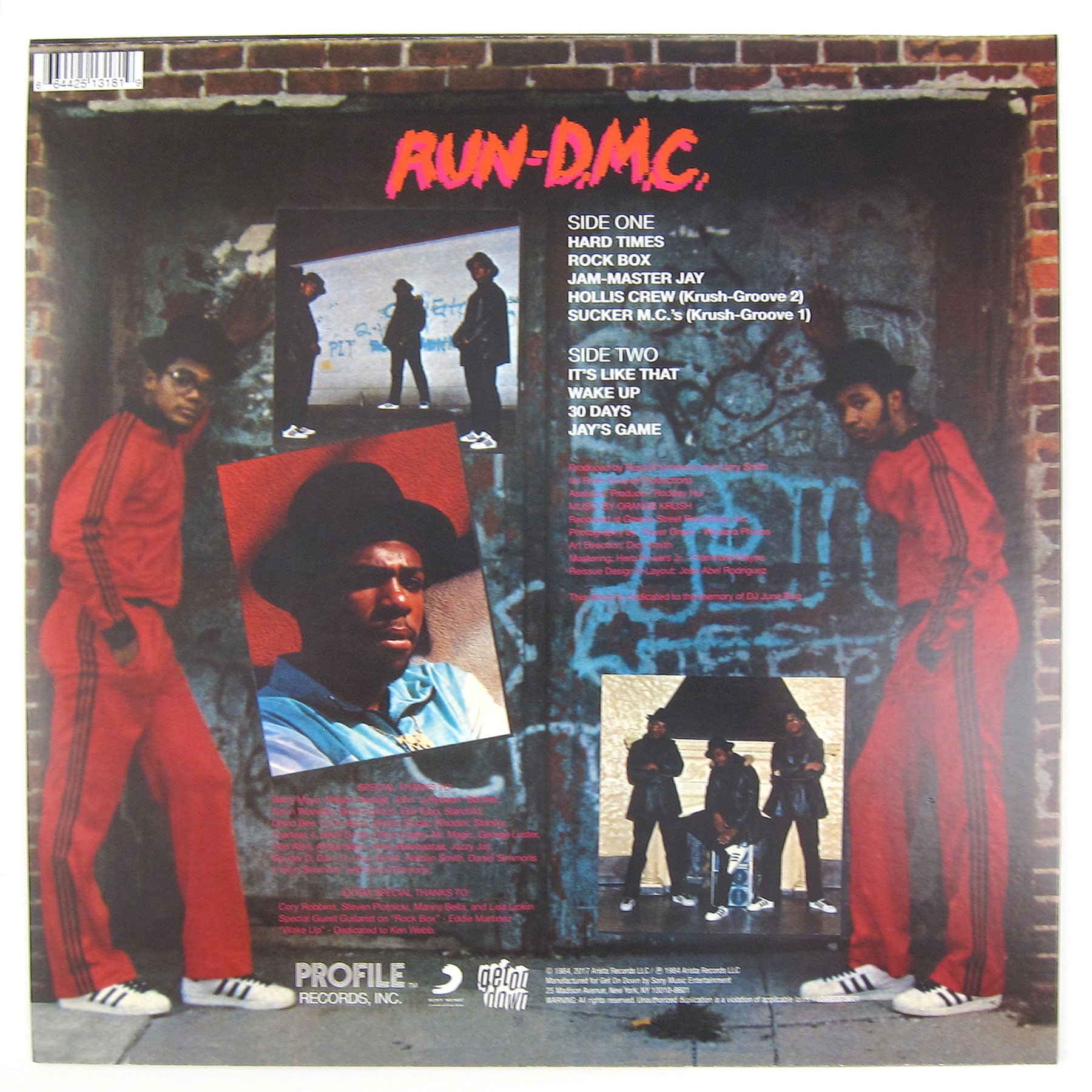 Run DMC: Run-D.M.C. (Clear Vinyl) Vinyl LP — TurntableLab.com
