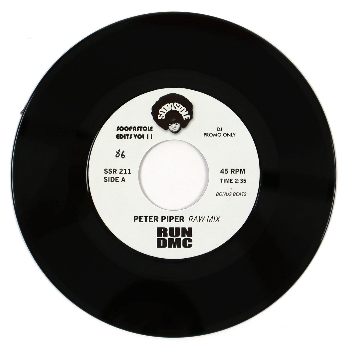 Run DMC: Peter Piper (Soopastole Edits) Vinyl 7" — TurntableLab.com