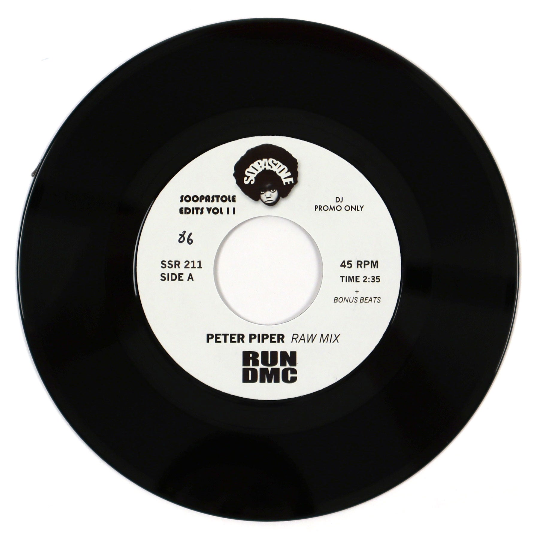 Run DMC: Peter Piper (Soopastole Edits) Vinyl 7" — TurntableLab.com