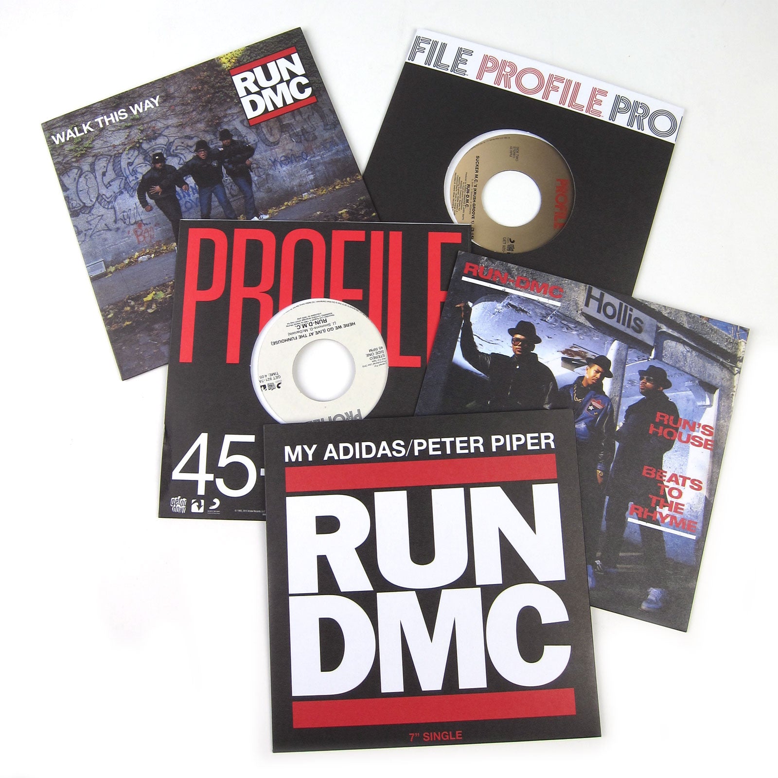 Run-DMC: Singles Collection 5x7" Vinyl Boxset (Record Store Day ...