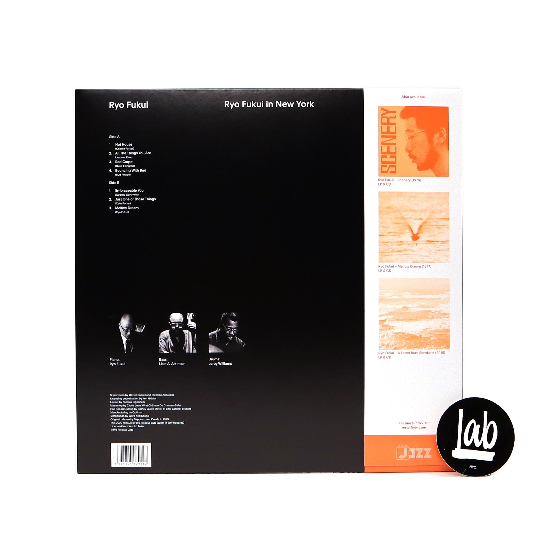 Ryo Fukui: Ryo Fukui In New York (180g) Vinyl LP — TurntableLab.com