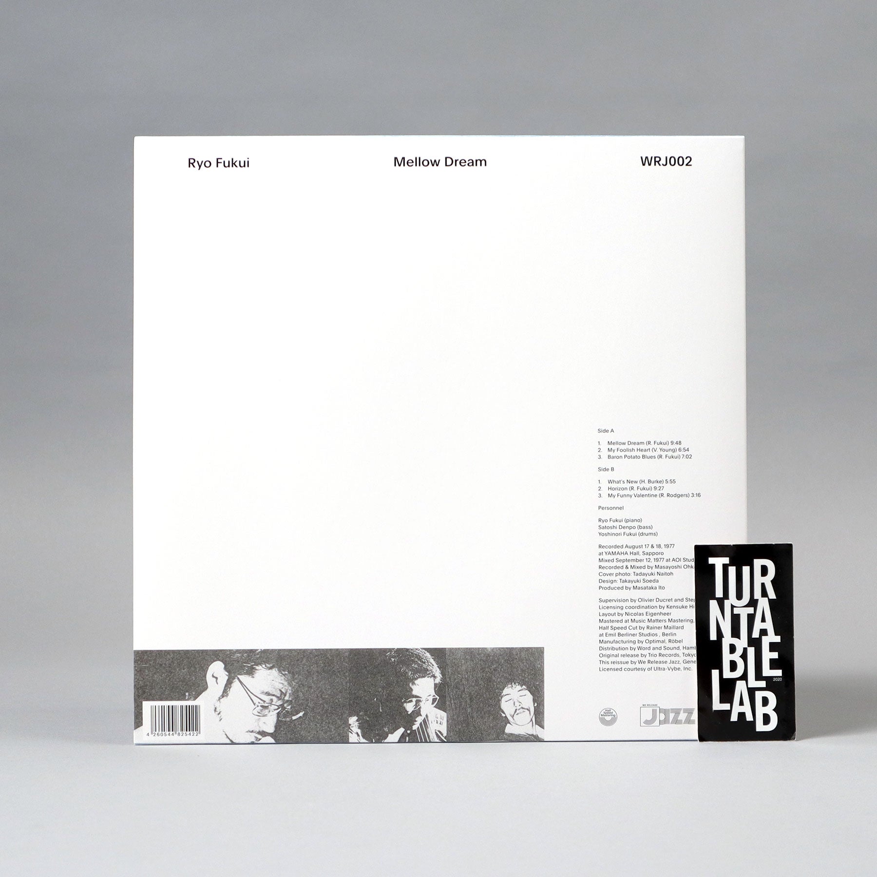 Ryo Fukui: Mellow Dream (Transparent Colored Vinyl) Vinyl LP - Turntab ...