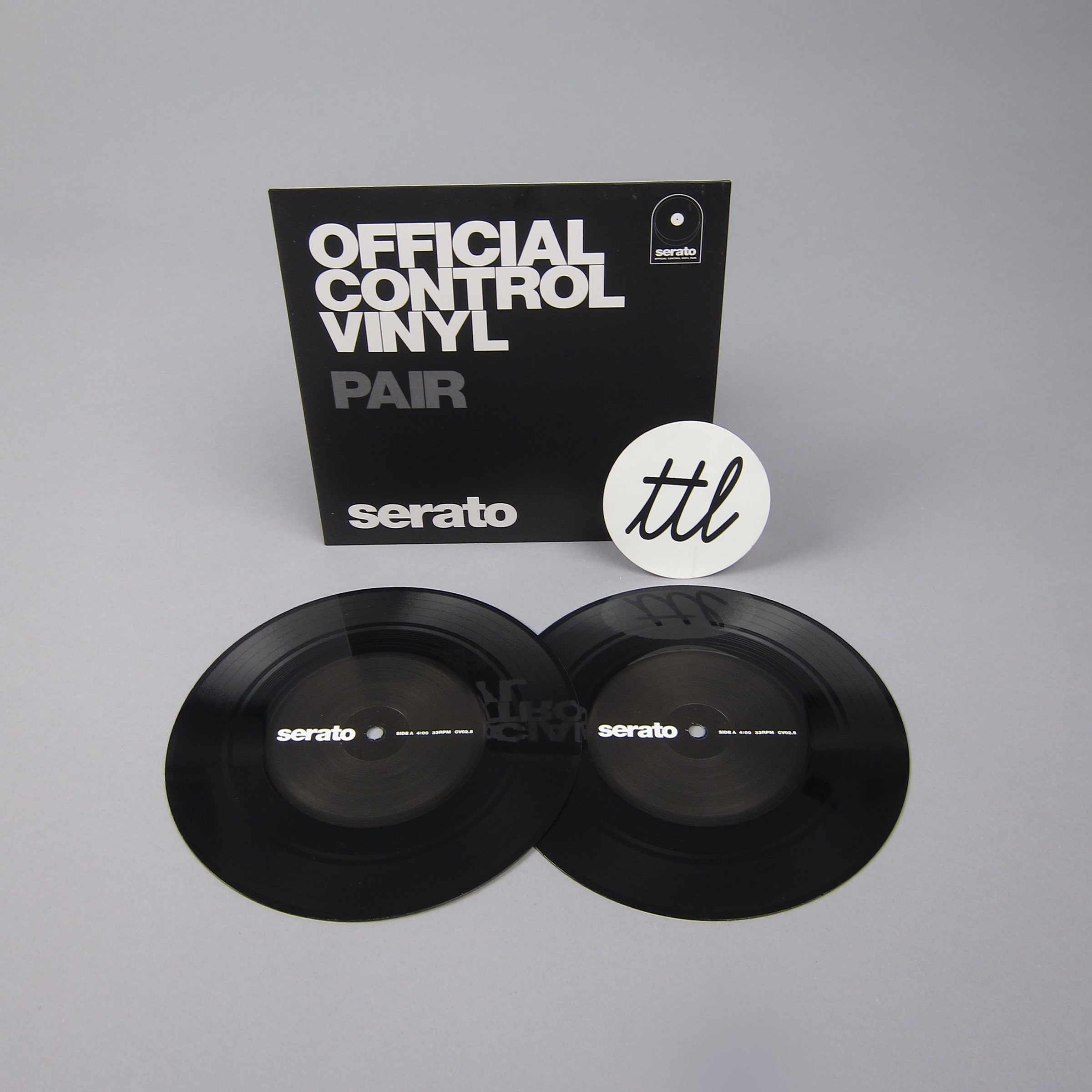 Serato: Performance Series Control Vinyl 2x7" - Black — TurntableLab.com