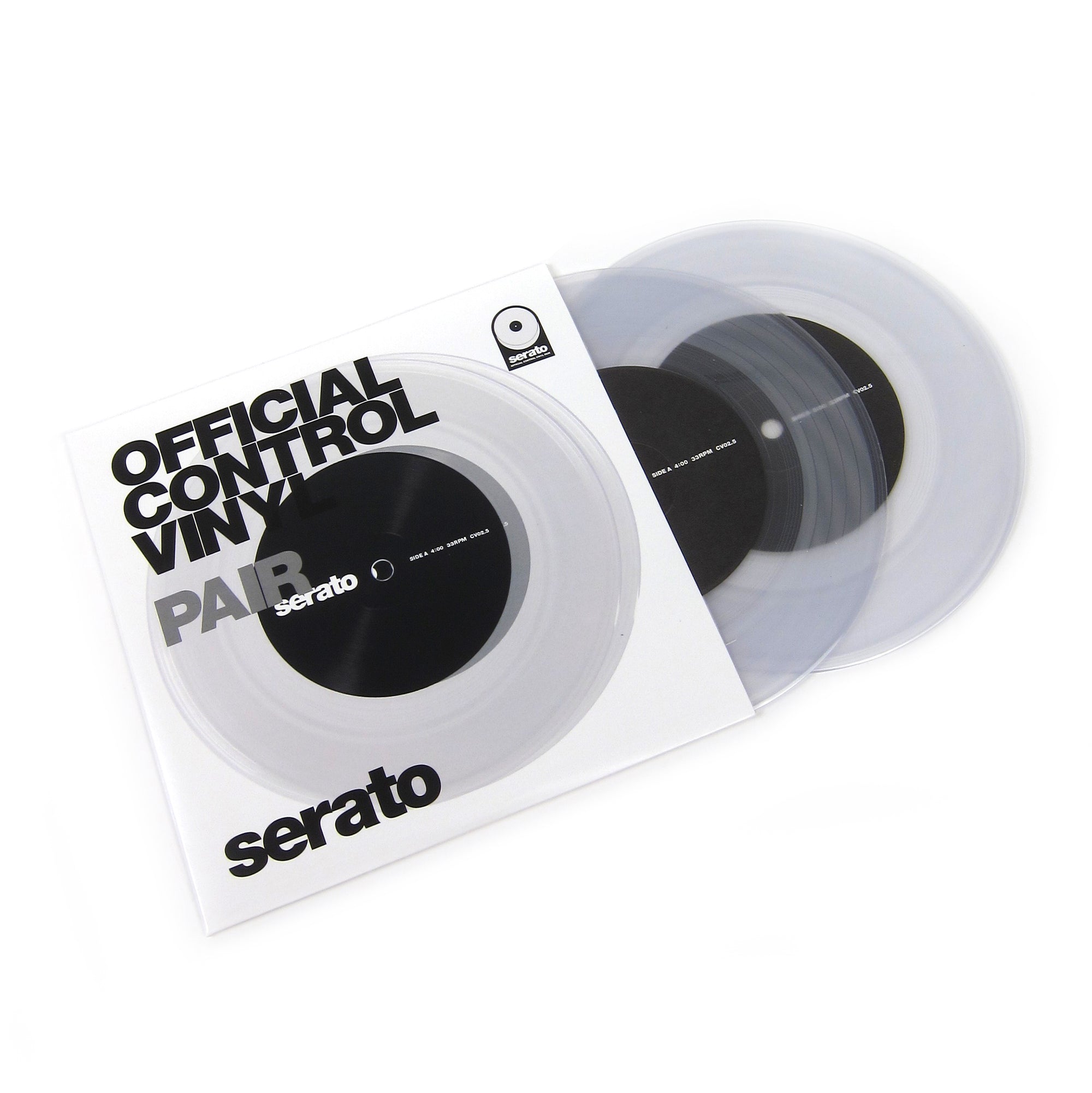 Serato: Performance Series Control Vinyl 2x7" - Clear — TurntableLab.com