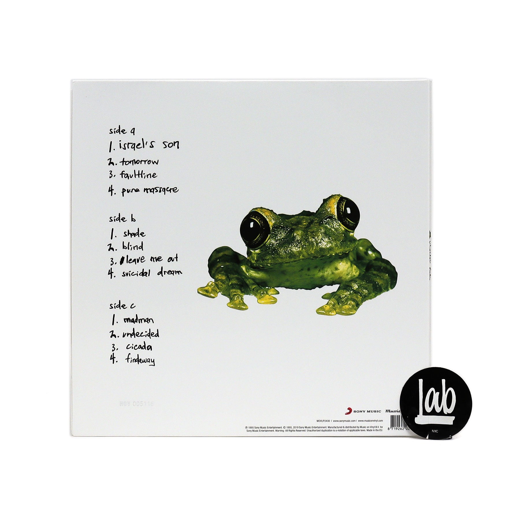Silverchair: Frogstomp (Music On Vinyl 180g, Clear Colored Vinyl) Viny ...