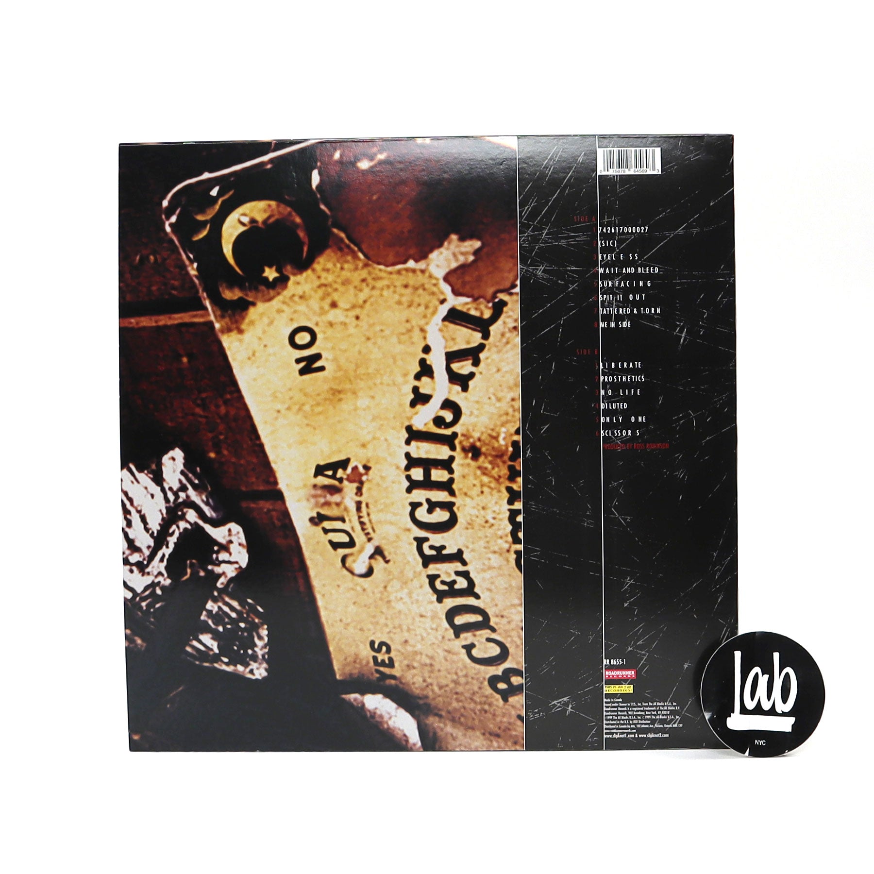 Slipknot: Slipknot (Lemon Colored Vinyl) Vinyl LP — TurntableLab.com