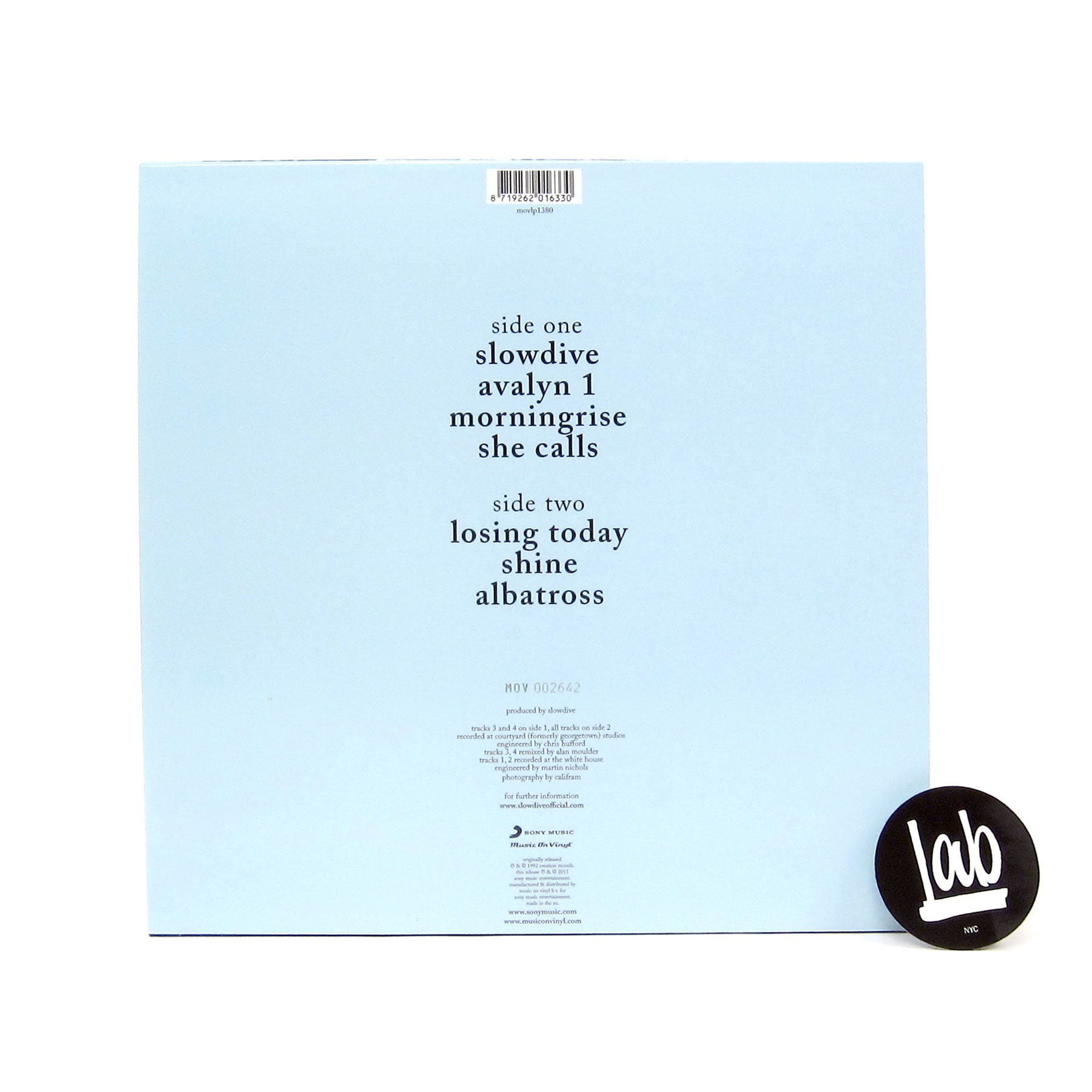 Slowdive: Blue Day (Music On Vinyl 180g Colored Vinyl) Vinyl LP ...