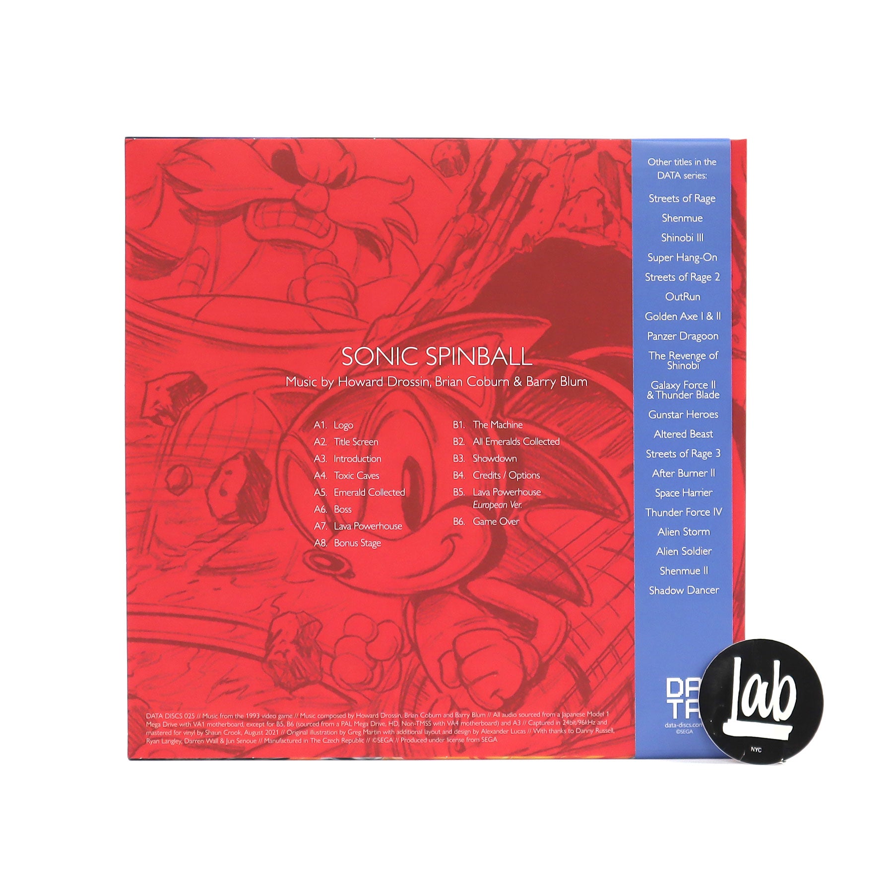 Sonic Spinball: Soundtrack (180g, Colored Vinyl) Vinyl LP — TurntableLab.com