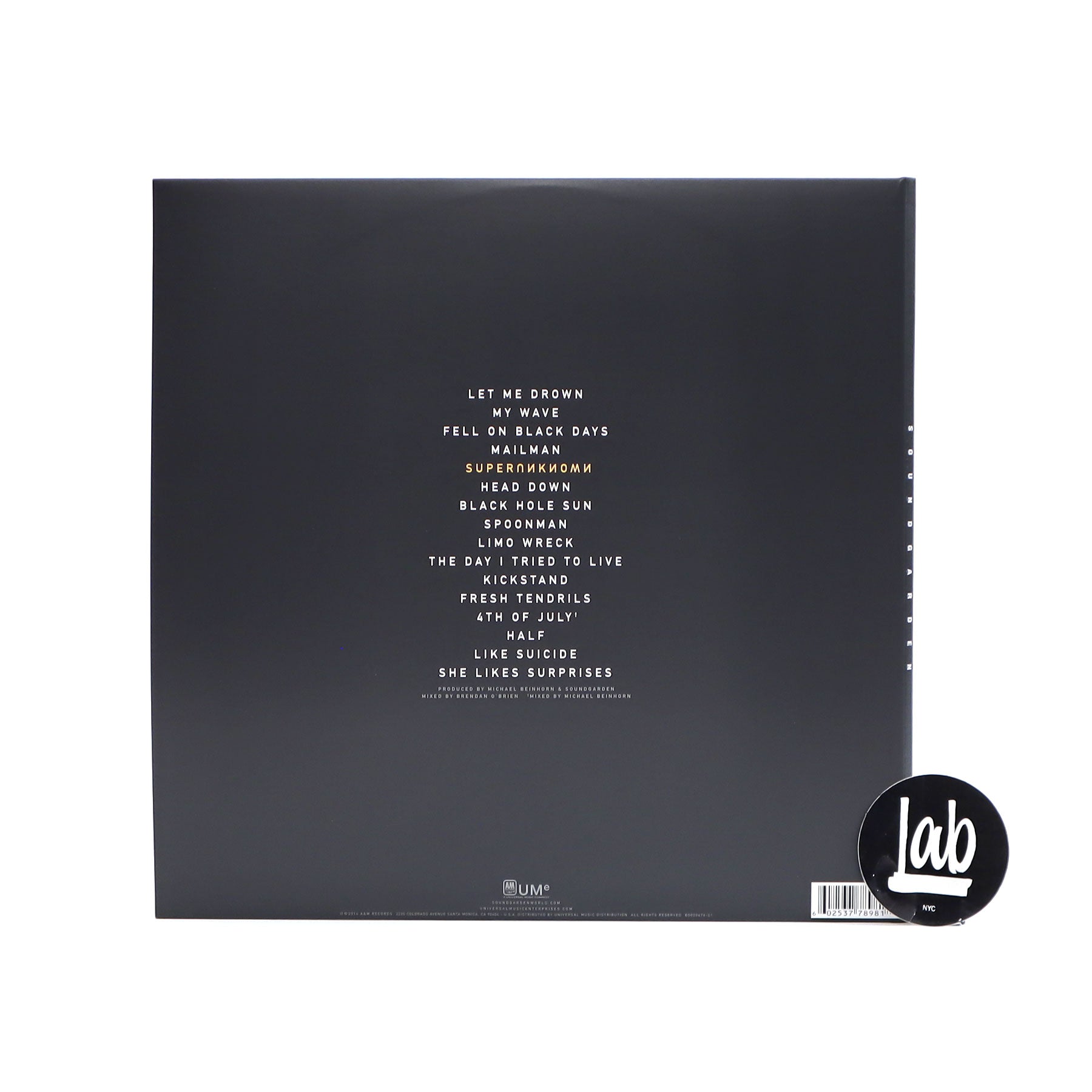 Soundgarden: Superunknown (180g) Vinyl 2LP — TurntableLab.com