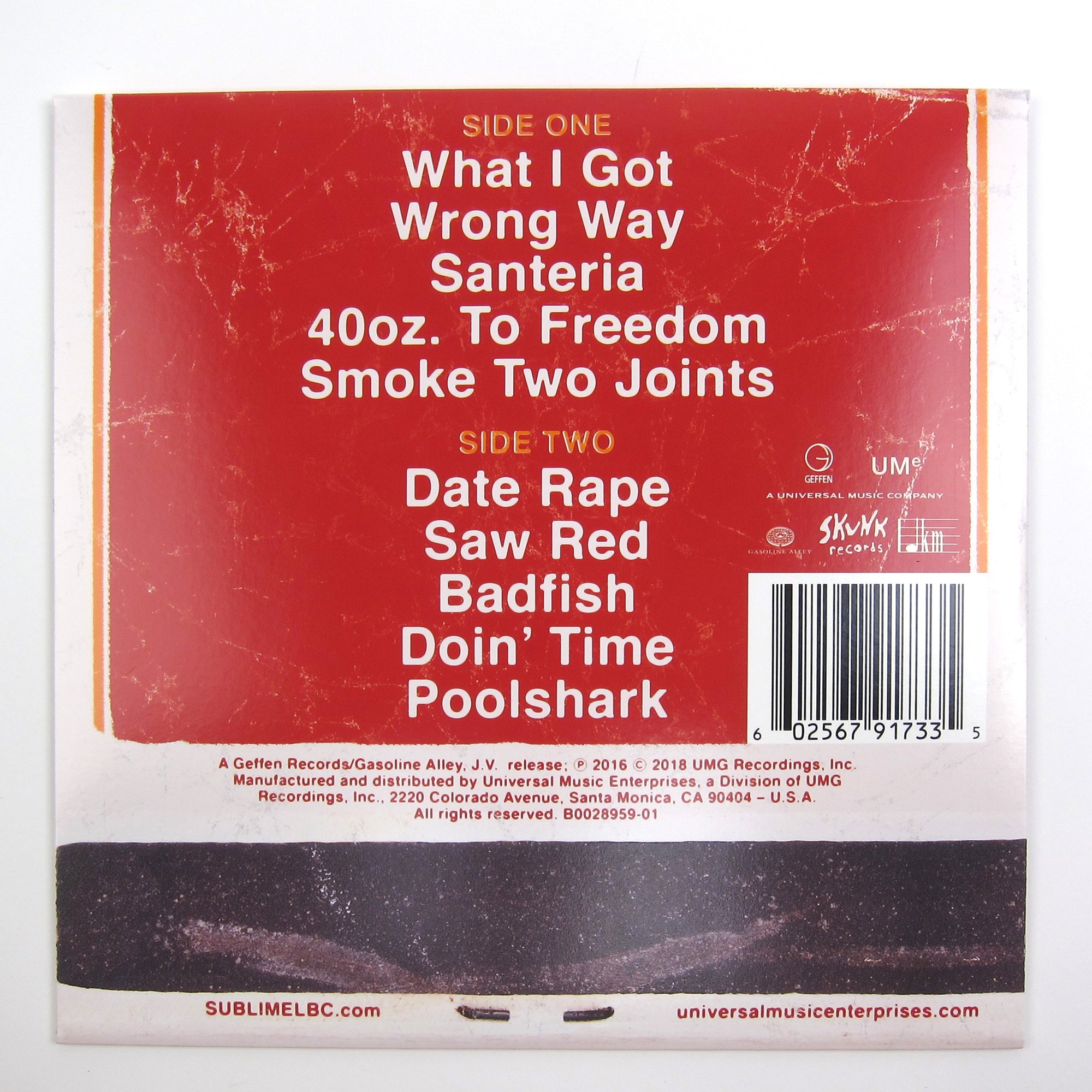 Sublime: Greatest Hits (Yellow Vinyl) Vinyl LP+Flexidisc (Record Stor ...