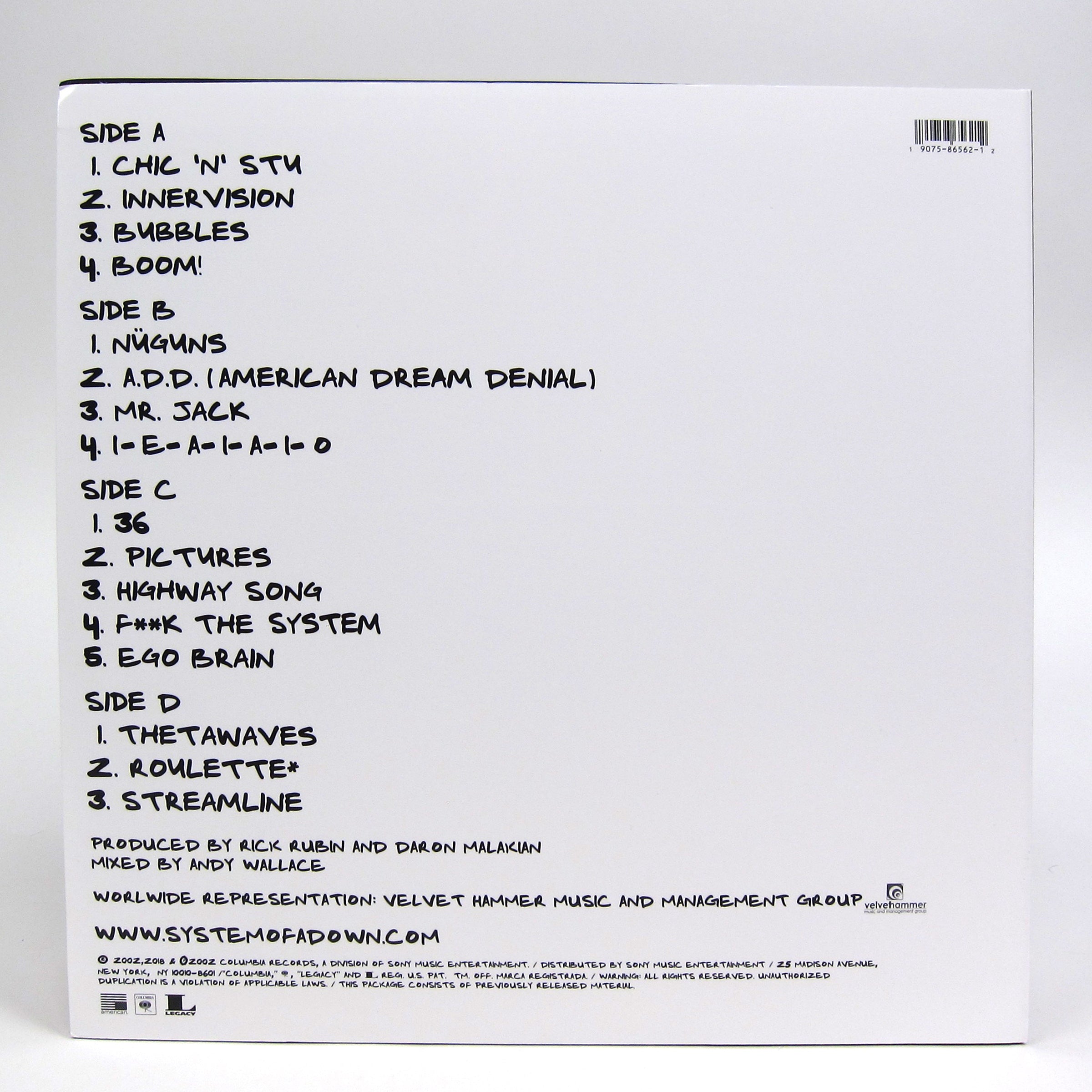 System Of A Down: Steal This Album! Vinyl 2LP — TurntableLab.com