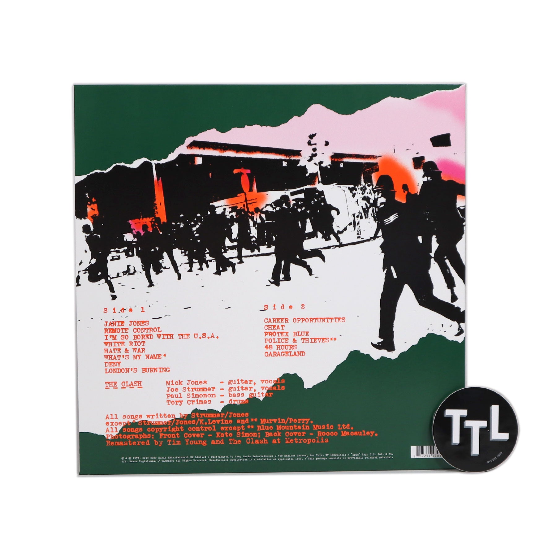 The Clash: The Clash (180g) Vinyl LP — TurntableLab.com