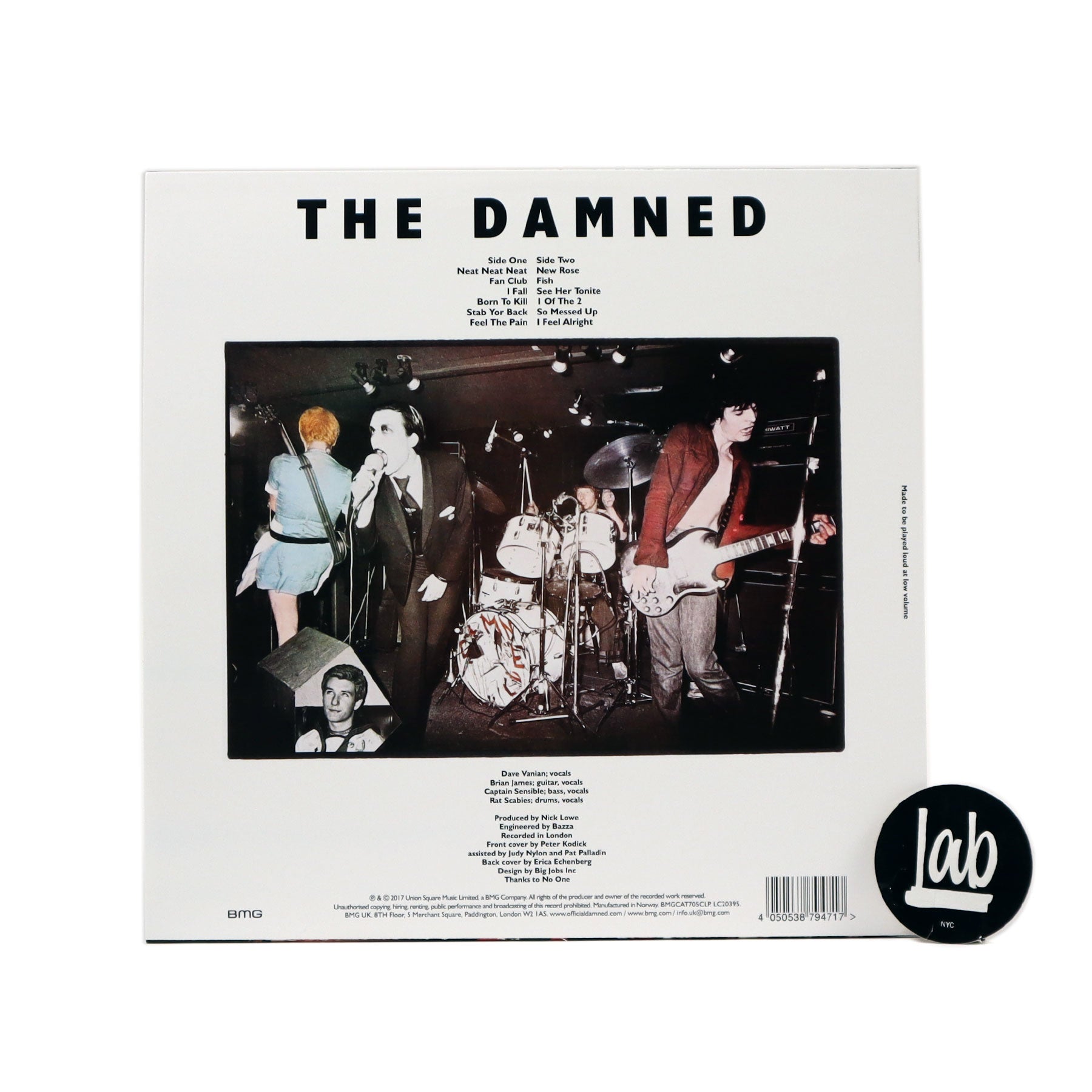 The Damned: Damned Damned Damned (Colored Vinyl) Vinyl LP ...
