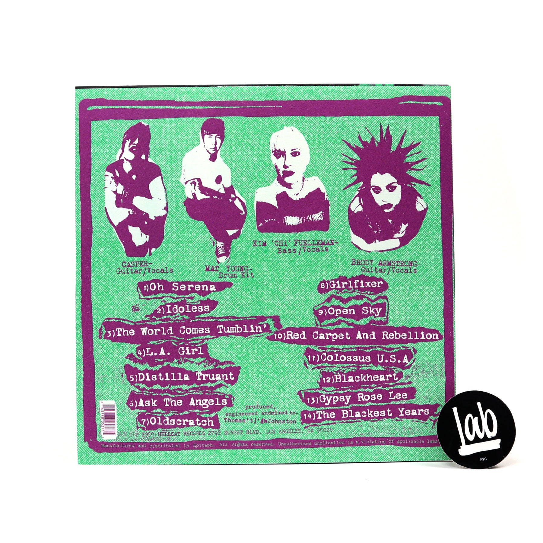 The Distillers: The Distillers (Indie Exclusive Colored Vinyl) Vinyl L ...