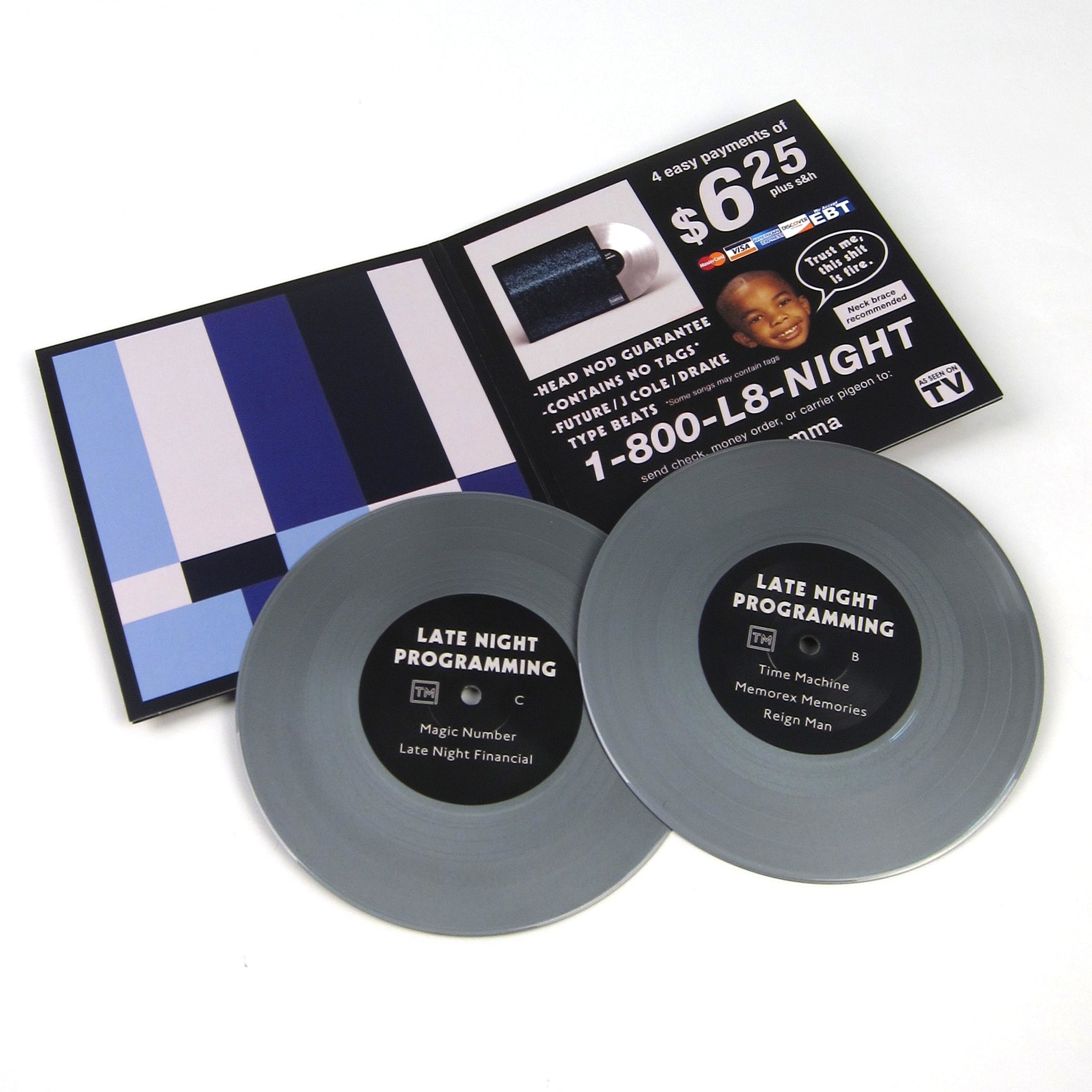 Thelonious Martin: Late Night Programming Grey Vinyl 2x7 ...