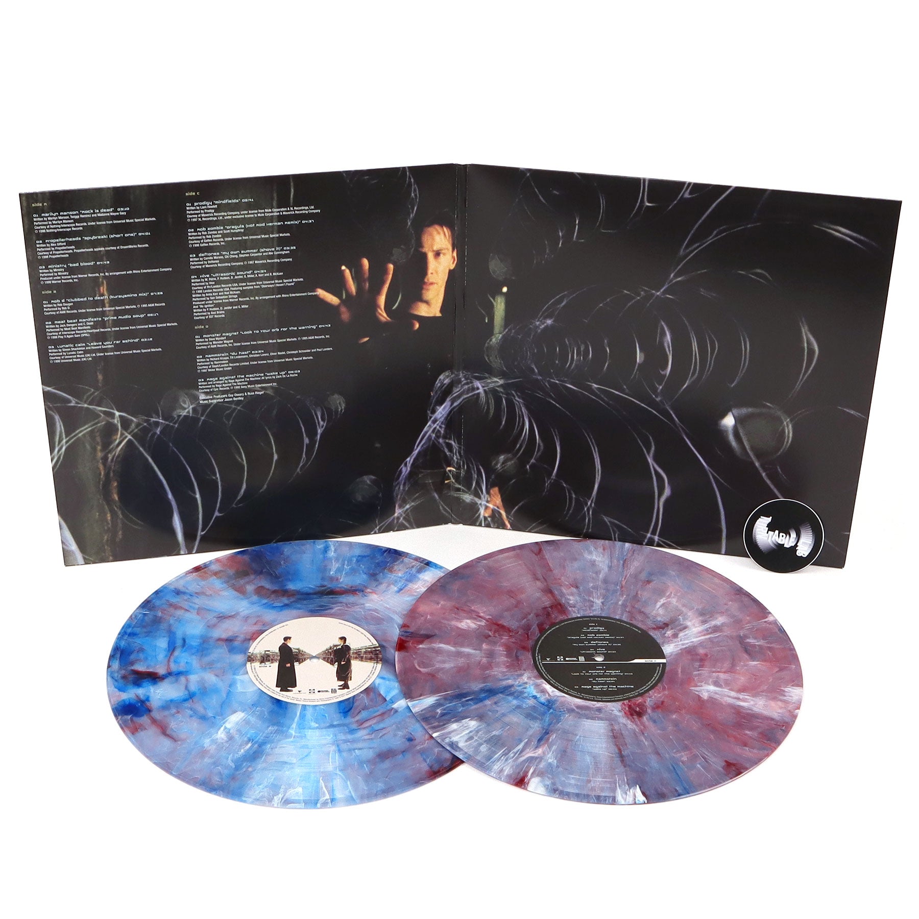 The Matrix: Music From The Motion Picture (Red & Blue Clear Swirl Viny ...