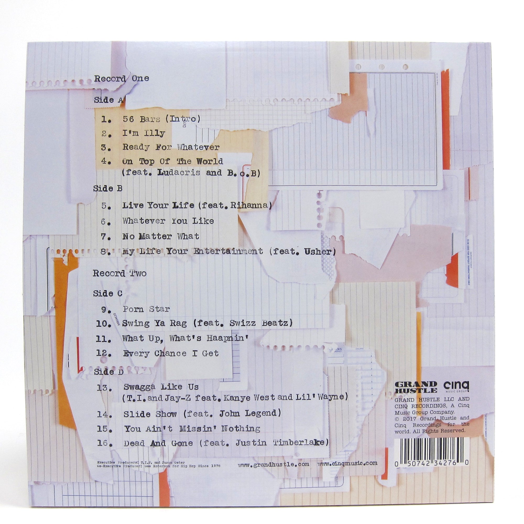 T.I.: Paper Trail Vinyl 2LP — TurntableLab.com