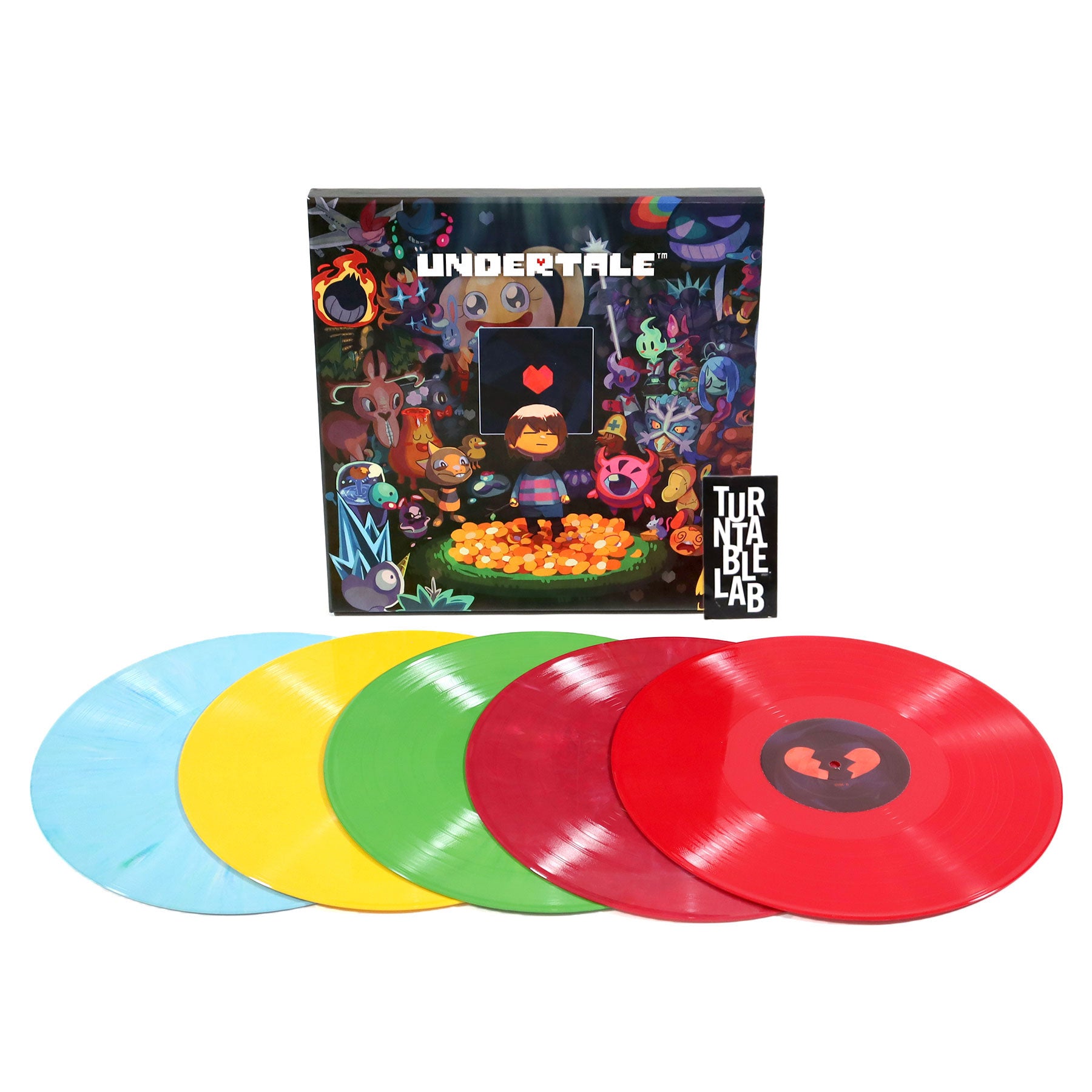 Toby Fox: Undertale Complete Soundtrack (Colored Vinyl) Vinyl 5LP Boxs ...