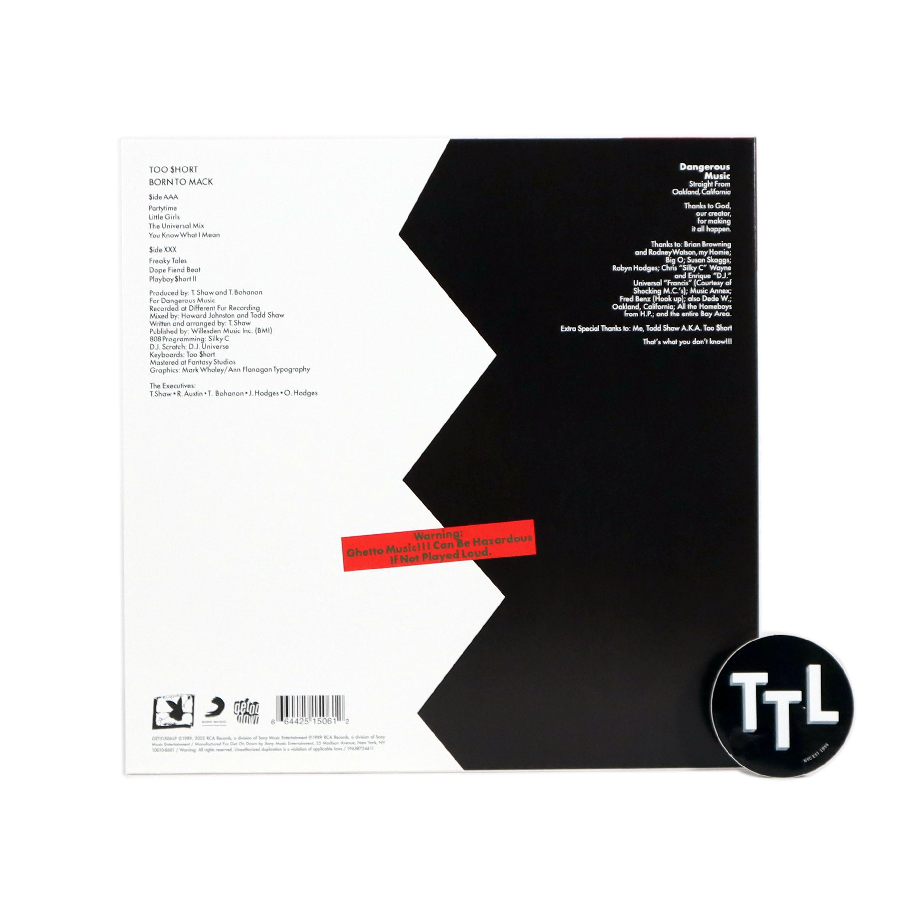 Too Short: Born To Mack (Colored Vinyl) Vinyl LP — TurntableLab.com