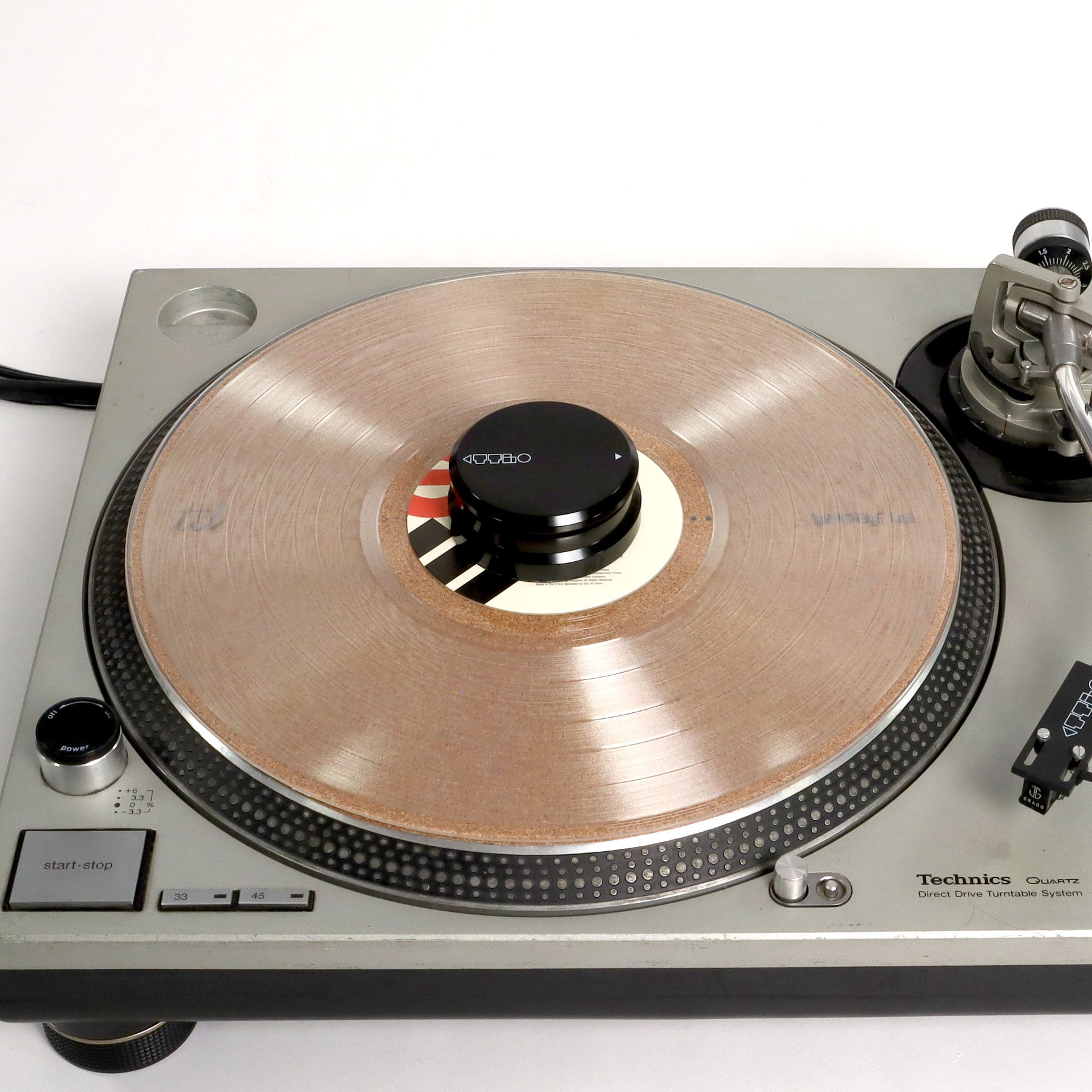 Turntable Lab: Cork Record Mat + Record Weight Bundle — TurntableLab.com