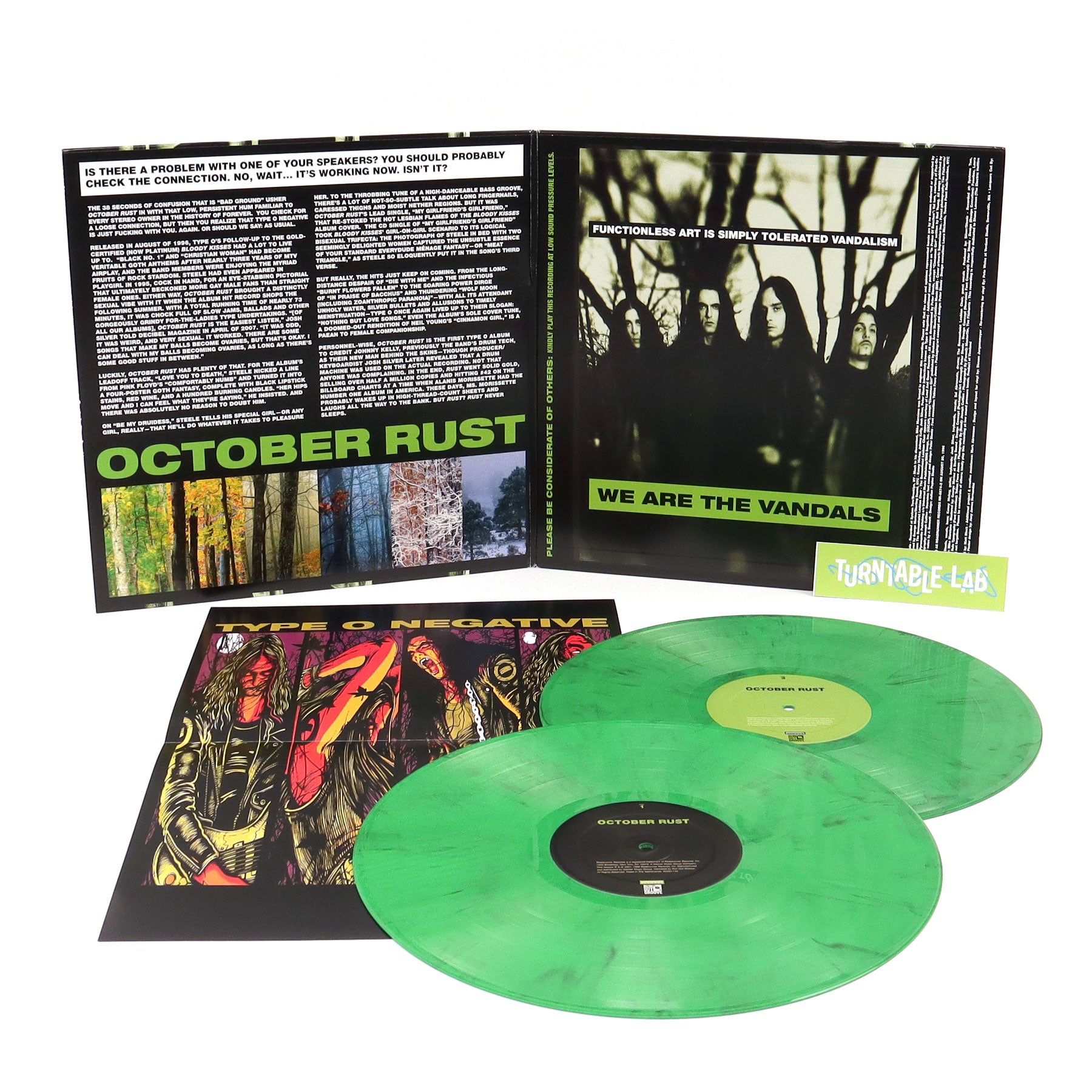 Type O Negative: October Rust (Colored Vinyl) Vinyl 2LP — TurntableLab.com