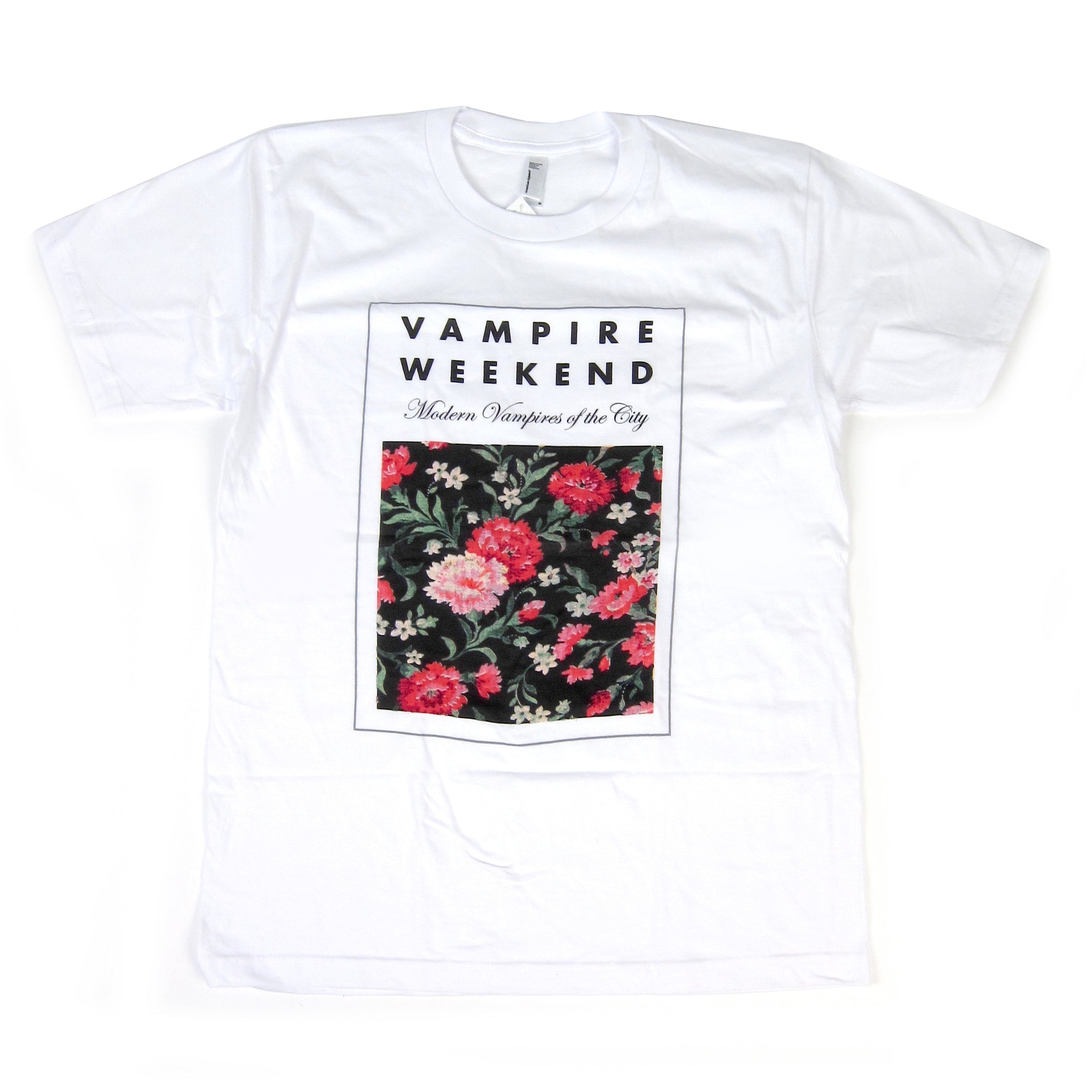 Vampire Weekend: Floral Shirt - White — TurntableLab.com
