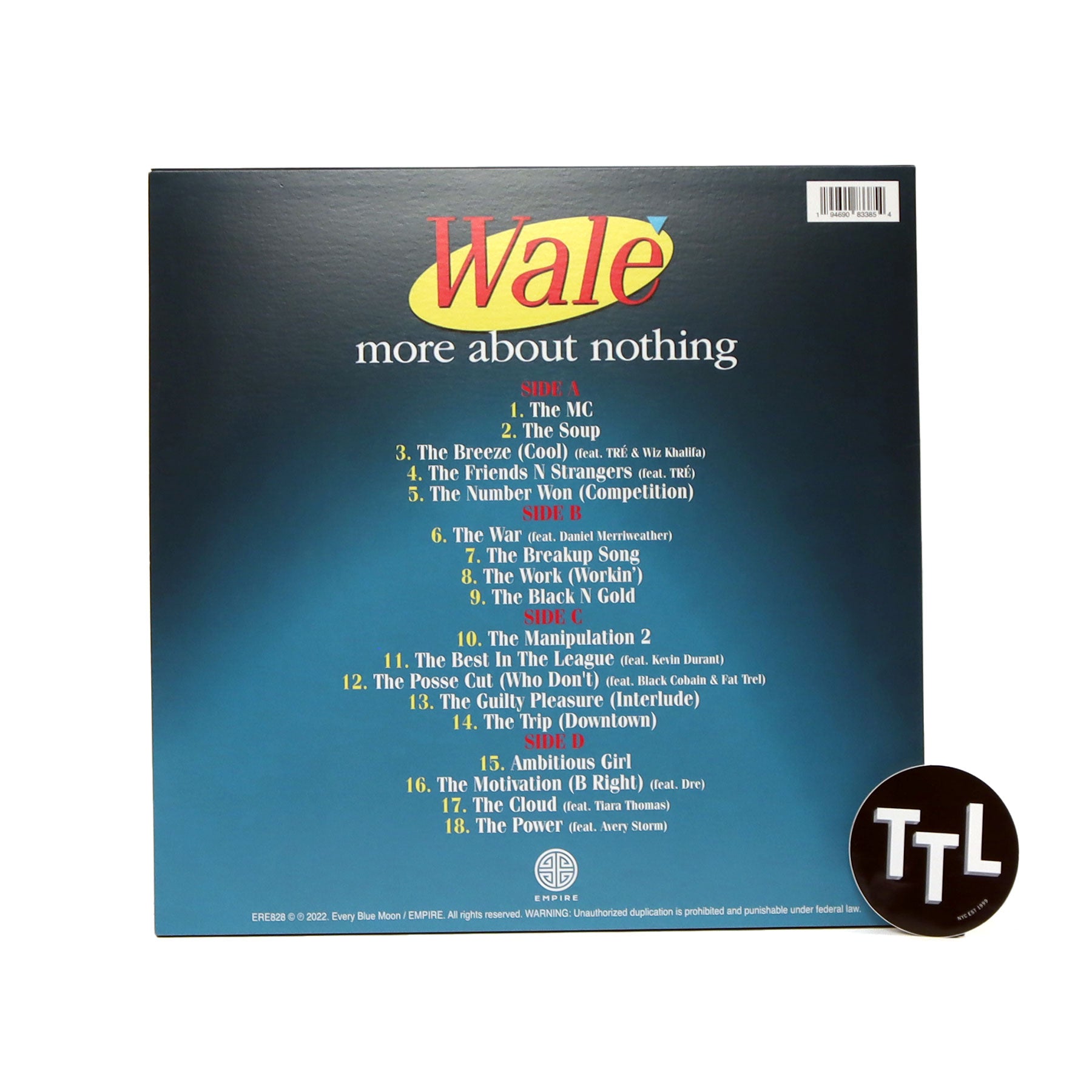 Wale: More About Nothing Vinyl 2LP — TurntableLab.com