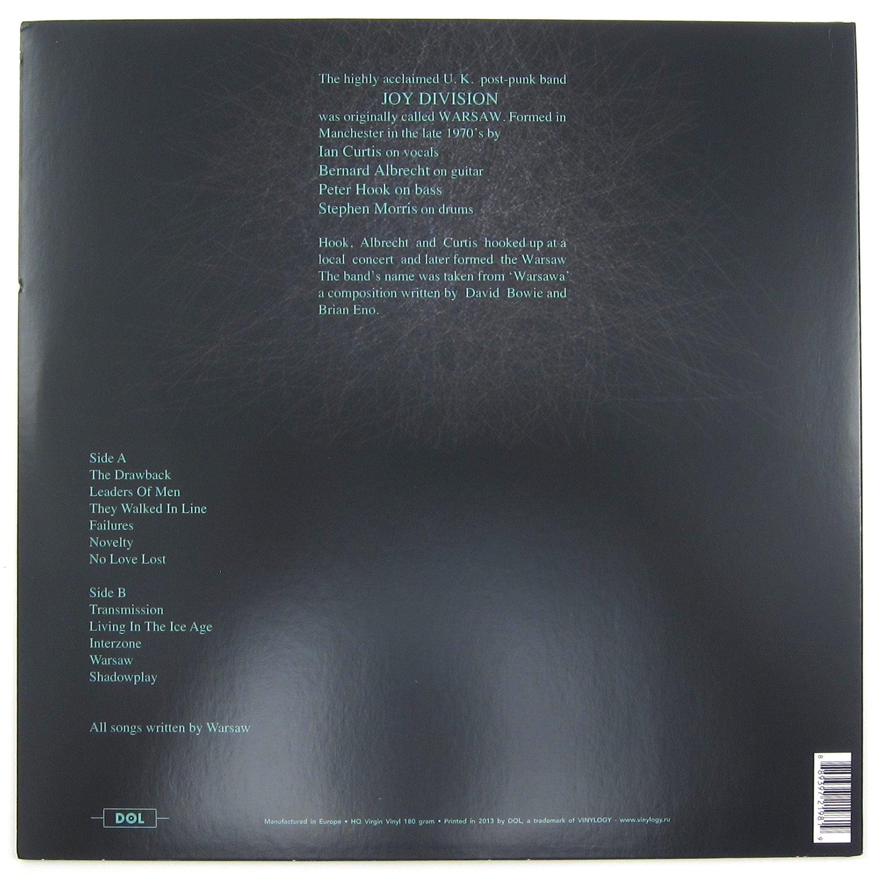 Warsaw: Warsaw (Joy Division) Vinyl LP — TurntableLab.com