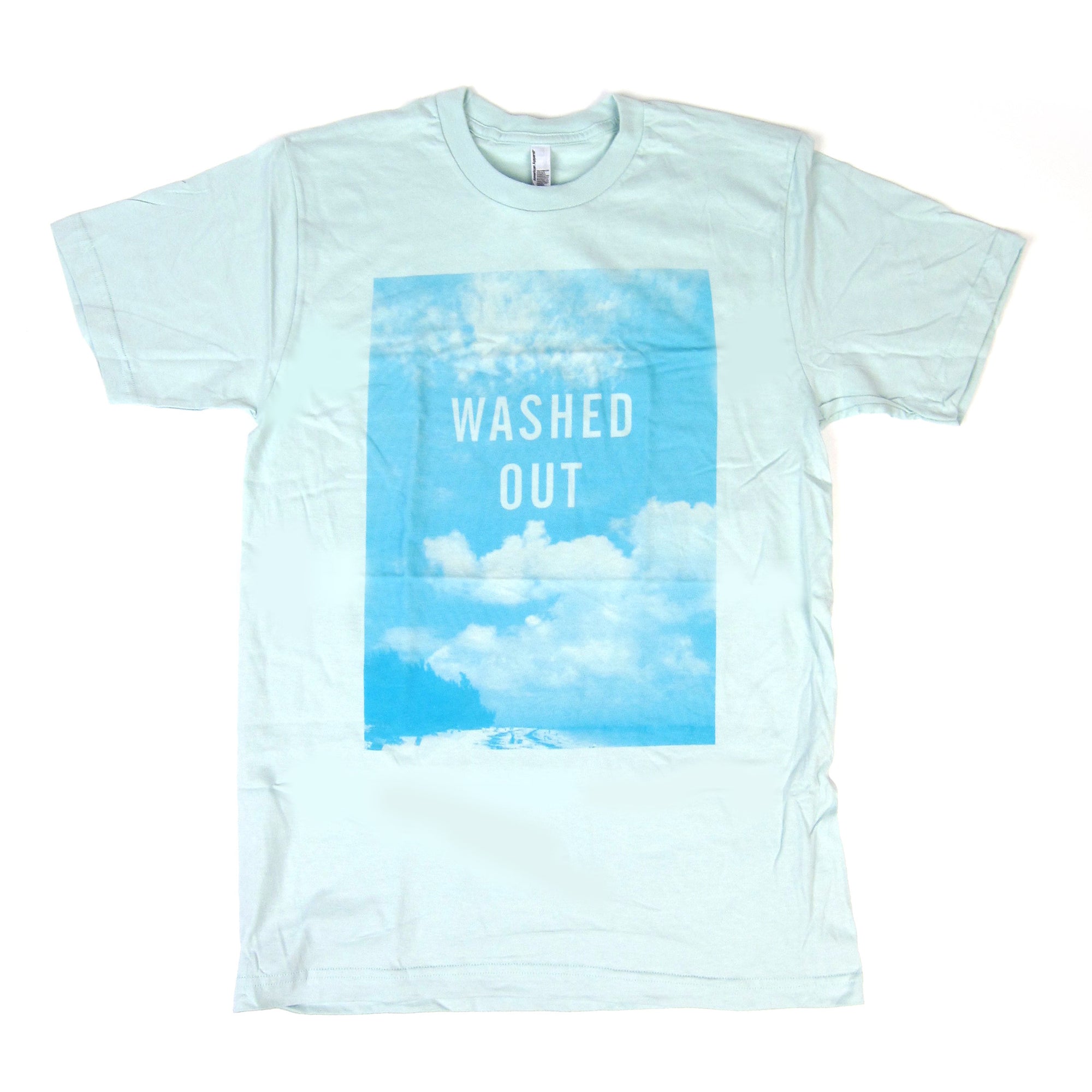 Washed Out: Clouds Shirt - Mint — TurntableLab.com