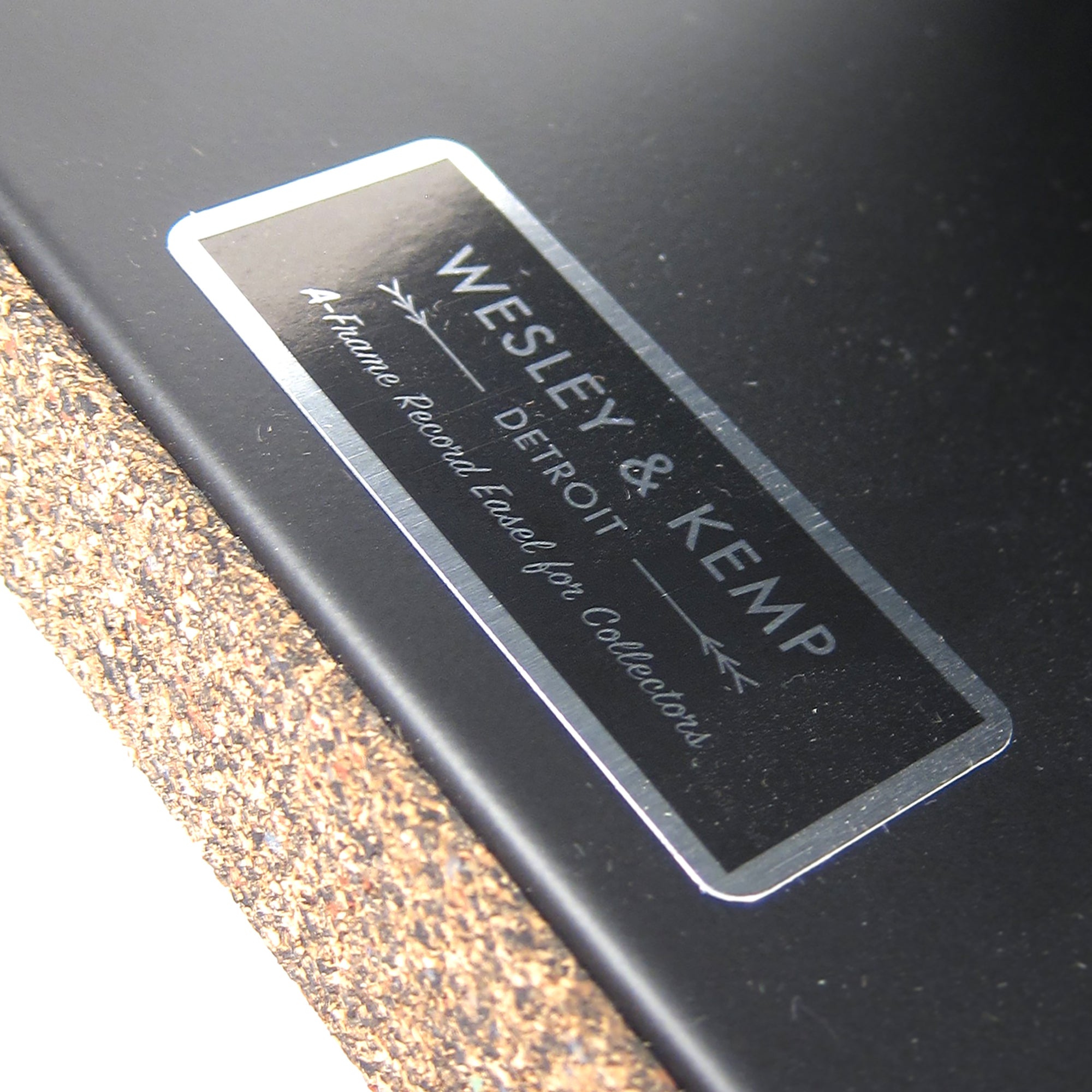 Wesley & Kemp: A-Frame Vinyl Record Display Easel - Matte Black ...