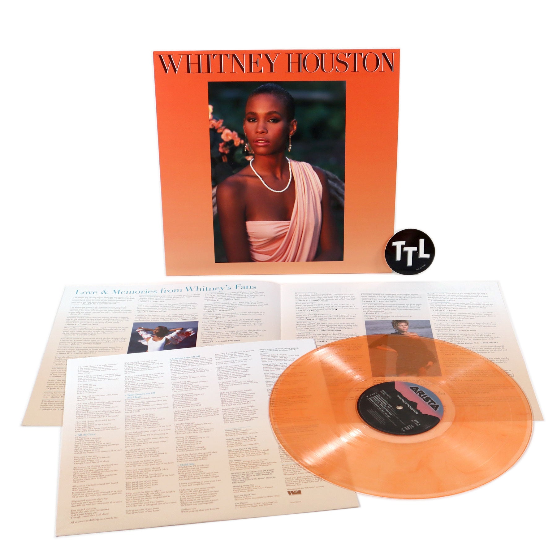 Whitney Houston: Whitney Houston (Import, Colored Vinyl) Vinyl LP ...
