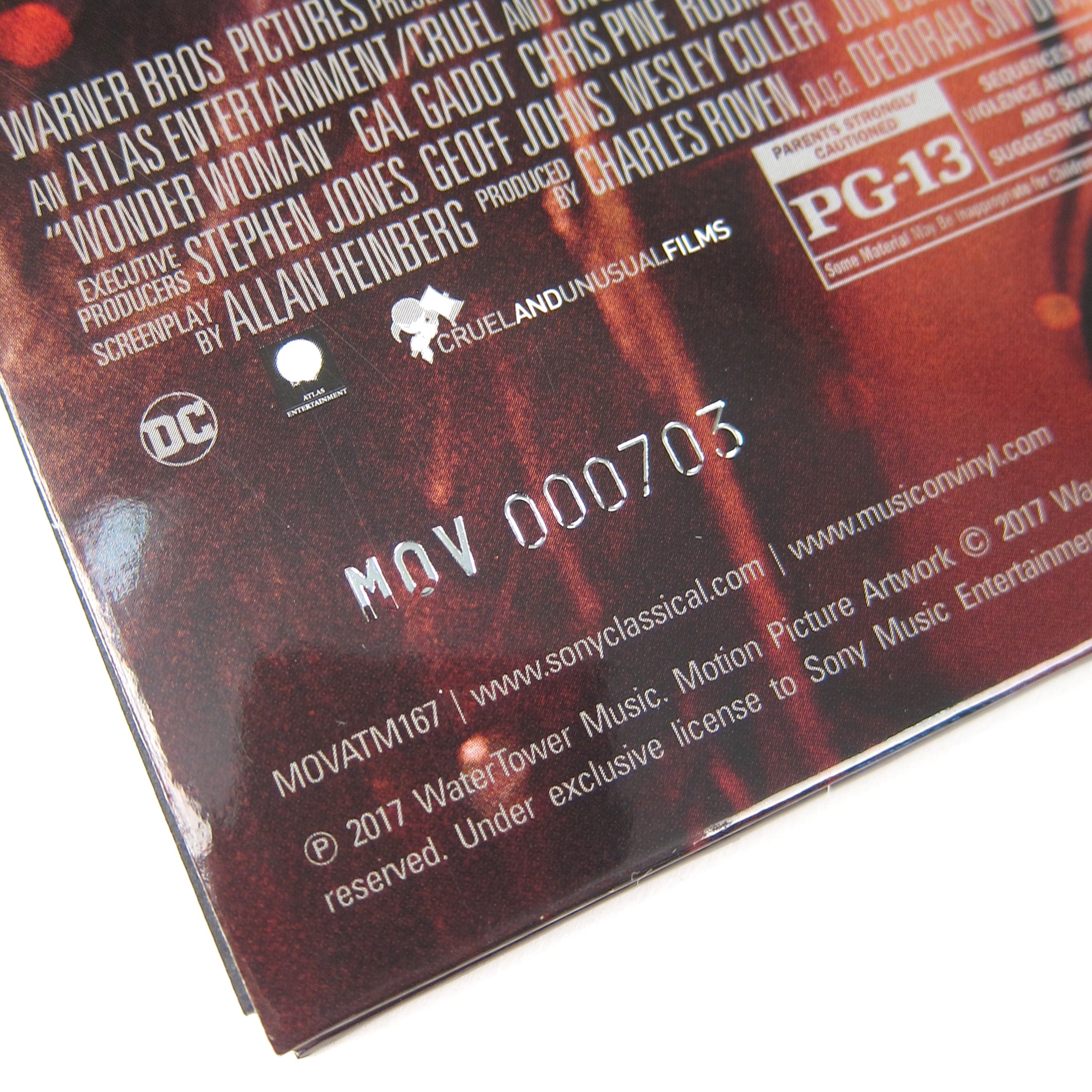 Rupert Gregson-Williams: Wonder Woman Soundtrack (Music On Vinyl 180g ...