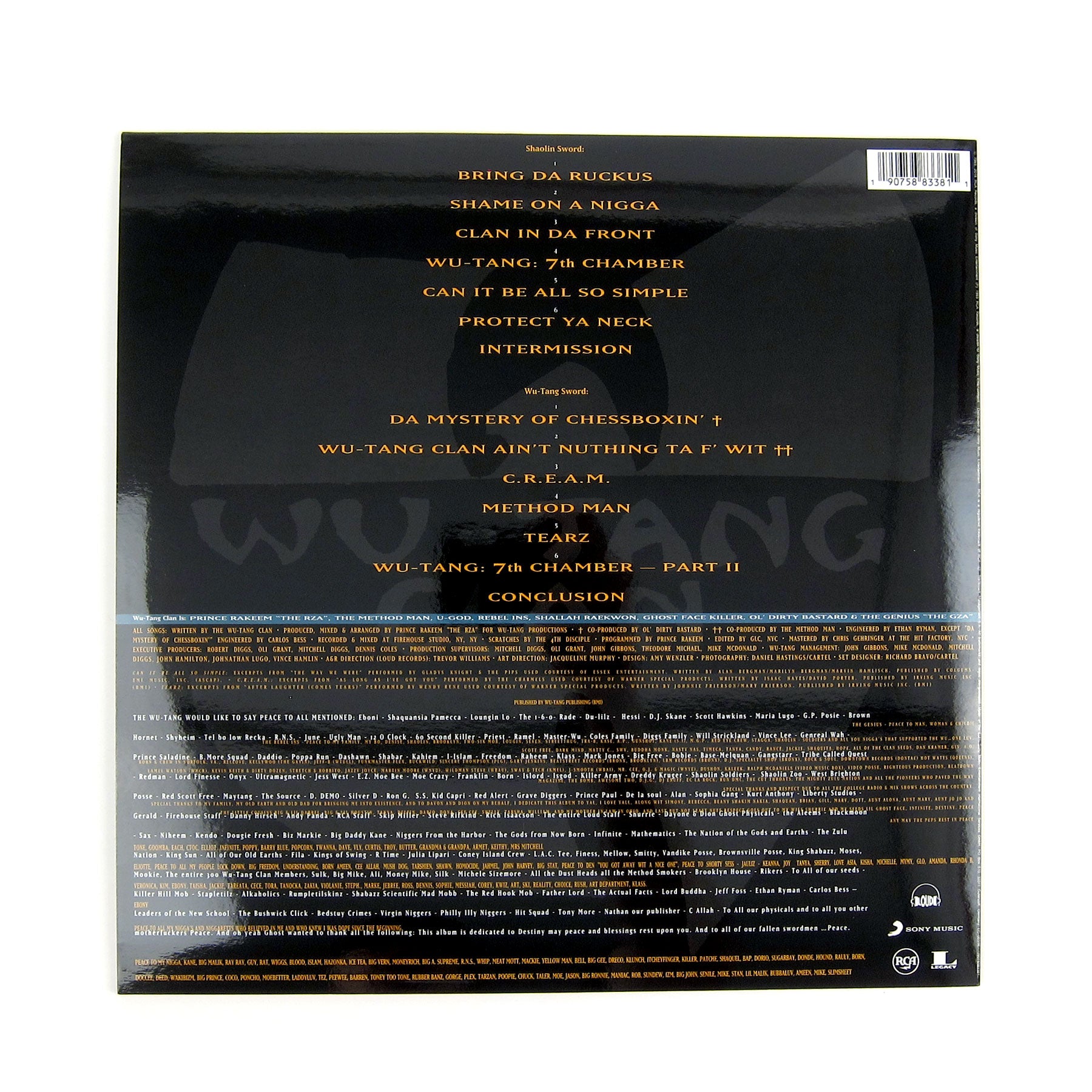 Wu-Tang Clan: Enter The Wu-Tang (36 Chambers) (Colored Vinyl) Vinyl LP ...